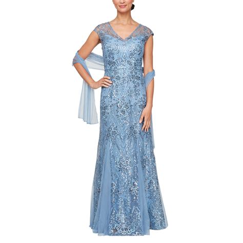 Alex Evenings 81171529 Long Mother Of The Bride Formal Dress