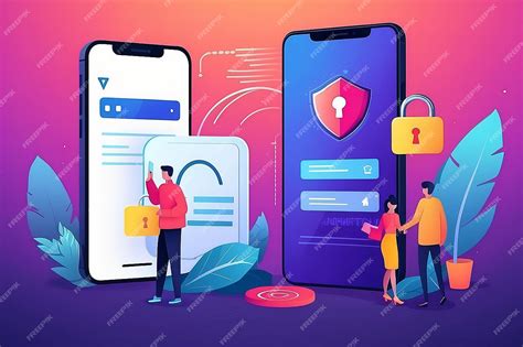 Twofactor Authentication Concept Illustration Premium Ai Generated Image