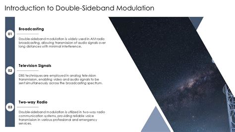 Introduction To Double Sideband Modulation Ppt Slides St Ai Ss Ppt