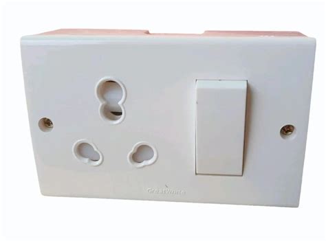 10a Modular Switch Socket Combination Polycarbonate At ₹ 90 Piece In Greater Noida