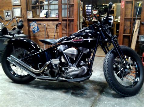 1946 Harley Davidson Knucklehead Bobber For Sale At Auction Mecum