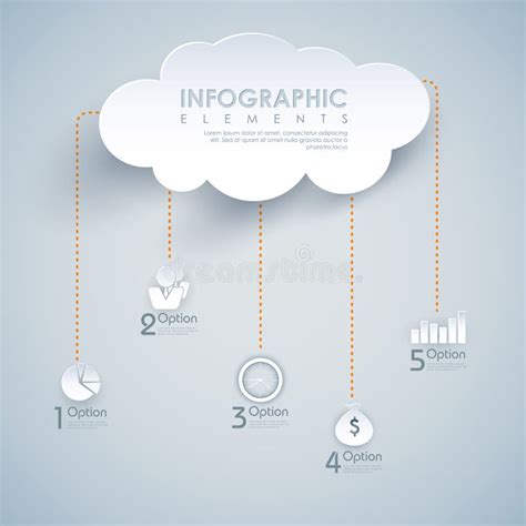 Cloud Computing Infographics Stock Vector Illustration Of Cell Computing 42971895