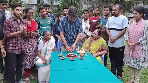 Dr Mihir Lal Saha On Linkedin Birthday Celebration In Presence Of My Beloved Mother