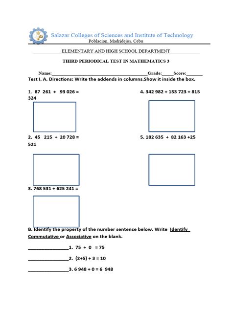 Math 3 Pdf Mathematics Arithmetic
