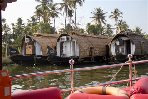 The Backwaters Of Alleppey Kerala India A Beautiful Landscape With
