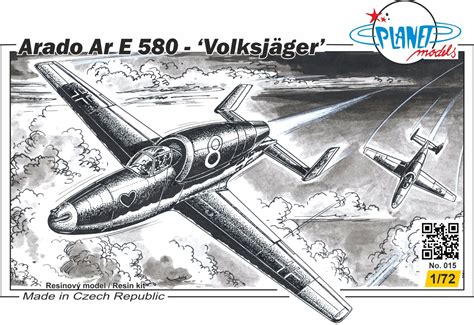 Arado Ar E 580 Volksjäger Special Hobby Výrobce Slepovacích Modelů
