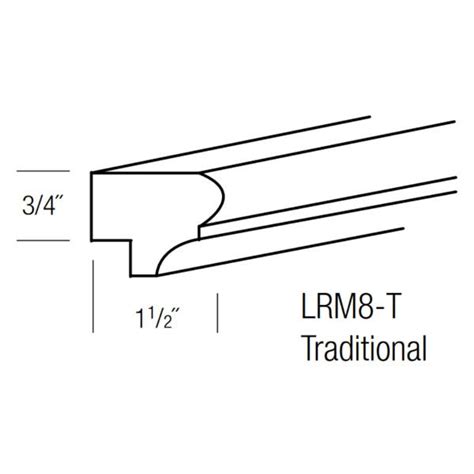 Traditional Light Rail Molding Panels And Fillers Ashton White
