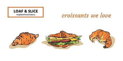 Croissants De Colores Dibujados A Mano Rellenos Y Lisos Vector Premium