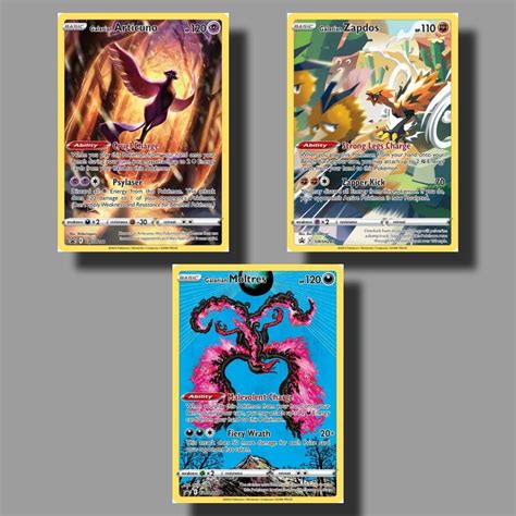 Trading Cards Pokémon Cards Legendary Bird Trio For Sale In