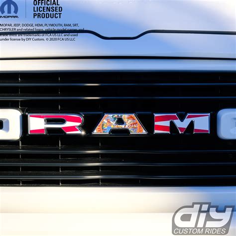 Ram Grill Emblem Overlay Decals Florida State Flag Fits 2009 2025 1500