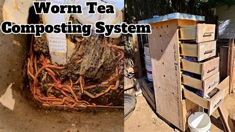 Worm Tea Tower Build Part 2 Worm Composting Tea System