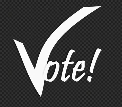 White Vote Word Png Image Citypng