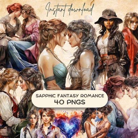 Sapphic Art Medieval Etsy