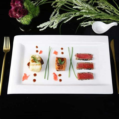 New Design Rectangular Plates Dinnerware Set Little White Dish Littlewhitedishes Medium