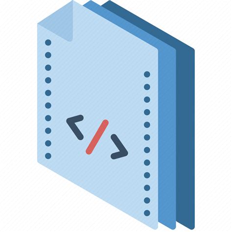 Code File Folder Isometric Icon Download On Iconfinder