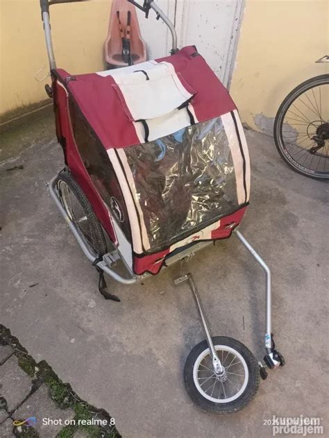 Riksa I Kolica Za Dvoje Dece Plava Ptica Kupujemprodajem