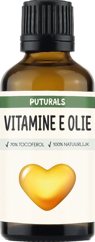 Puturals Vitamine E Olie 100 Natuurlijk 150ml Tocoferol 70