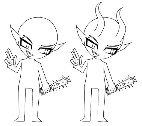 Ftu Smol Oni Base By I Make Monsters On Deviantart