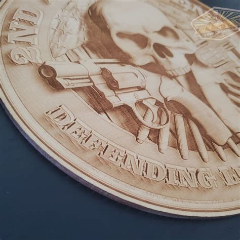 2nd Amendment Sign Patriotic Décor Laser Engraved Sign Etsy