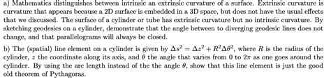 A Mathematics Distinguishes Between Intrinsic An