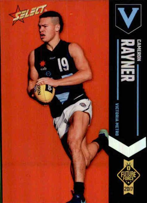 Cameron Rayner Red Parallel 2017 Select Afl Future Force — Ja Jas Collectables