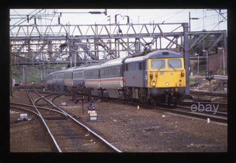Original 35mm Slide Class 87 Ac Electric 87032 At Rugby On 10586