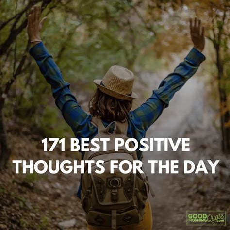 150 Best Positive Thoughts For The Day With Images To Share