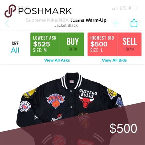 Supreme Nba Jacket Sizelbrand New Proof Of Receipt Nba Jacket
