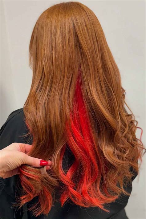 15 Hottest Peekaboo Hair Color Ideas Hairaide