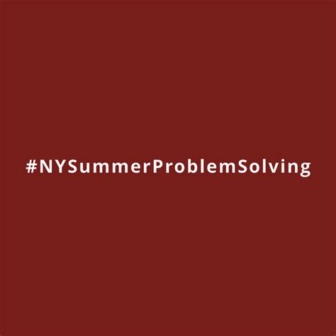 Ny Summer Problem Solving New York Future Problem Solving Program