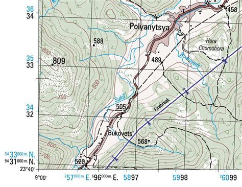 Army Terrain Map Smct Identify Terrain Features On A Military Map Eldj