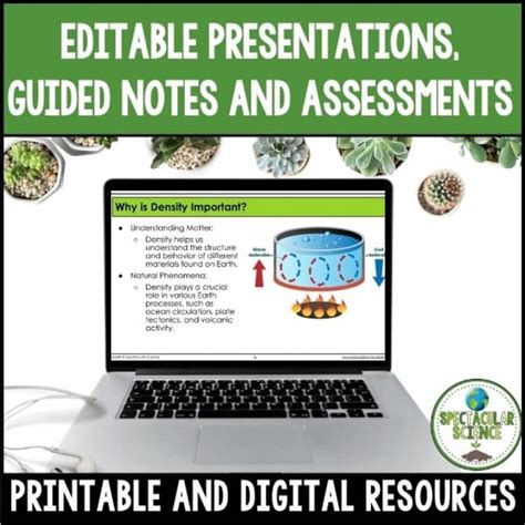 Density Unit Science Worksheets Notes Labs Lesson Plans Activities