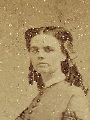 Very Rare Cdv Olive Oatman Captured And Chin Tattooed By Mojave Indians