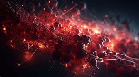 Premium Photo Abstract Technology Burst With Glowing Wires And