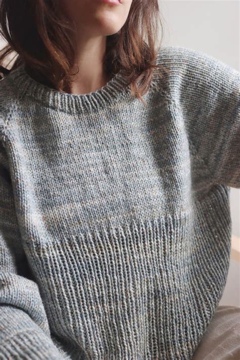 Knitting Pattern Classic Sweater Knitting Pattern Knit Pullover Jumper
