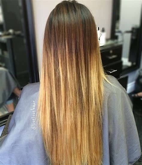Sleek And Sexy Hair Beauty With Ombre Straight Hair