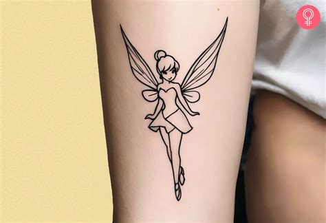 Tinkerbell Tattoo Outline
