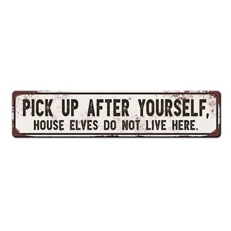 Clean Up After Yourself Sign Etsy