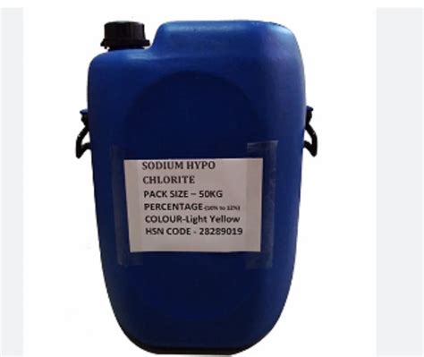Sodium Hypochlorite For Water Treatment 125 At ₹ 12kg In Ankleshwar