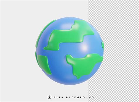 Planet Earth Globe 3d Vector Icon Graphic By Crop3dbusiness · Creative