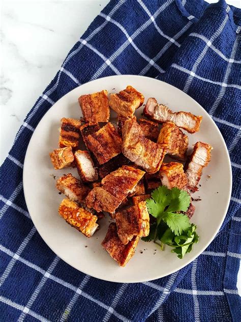 Crispy Air Fryer Pork Belly Air Fryer Crispy Pork Belly Dnzb