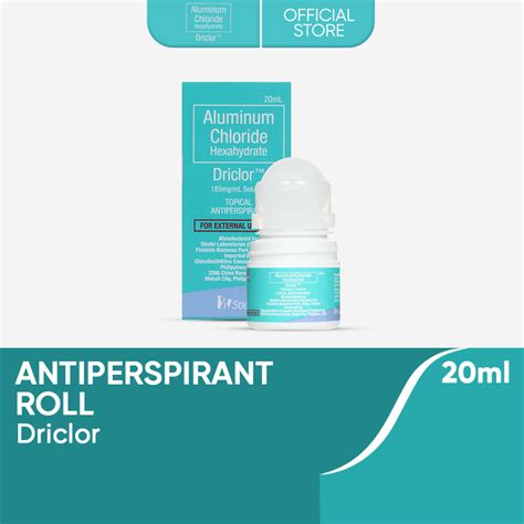 Driclor Anti Perspirant Roll 20ml Shopee Philippines
