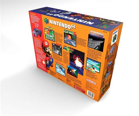 Nintendo 64 En Console Box English Edition Inner Cartons