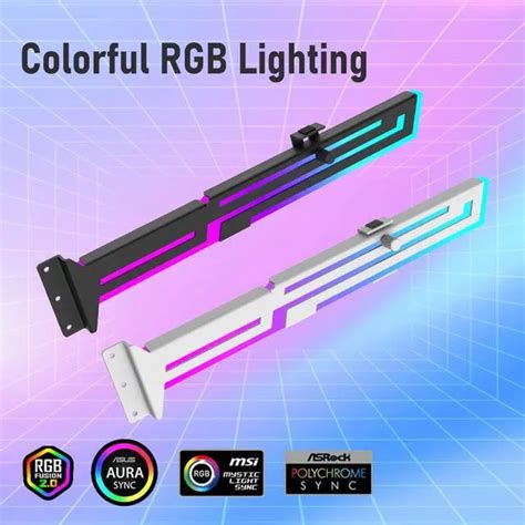 Bailink Argb Gpu Support Bracket Rgb Gpu Brace Support 5v 3pin
