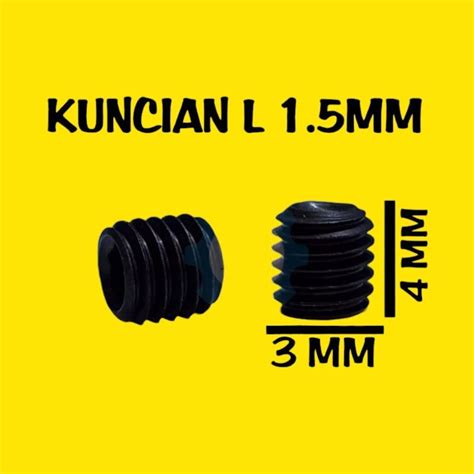 Jual Baut L Pengunci Isc Cpo Or Baut Tanam L Isi 2pcs Shopee Indonesia