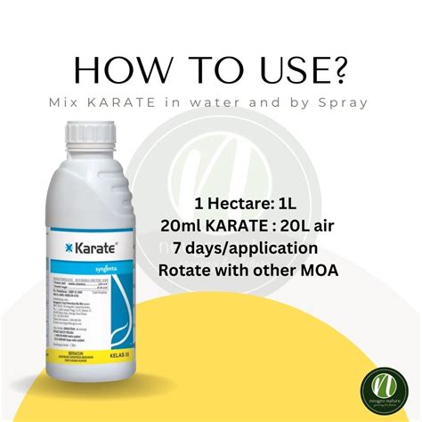 Syngenta Karate 1l Lambda Cyhalothrin 28 Insecticide Racun