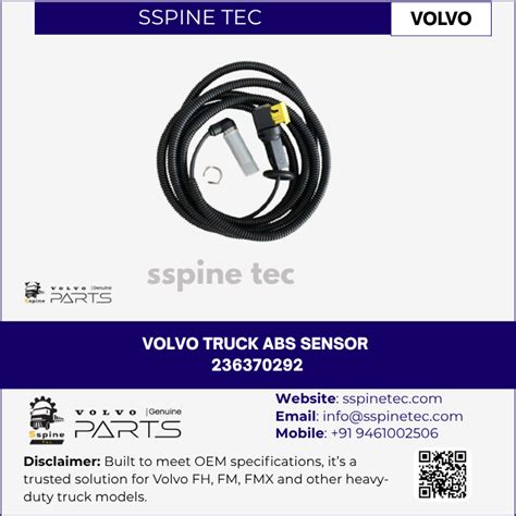 Volvo Trucks Abs Sensor Sspine Tec