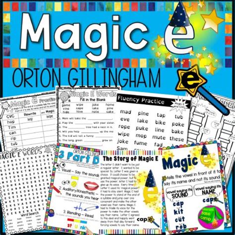 Magic E Syllable Sneaky E Orton Gillingham Made By Teachers