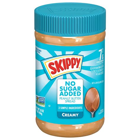 Skippy Creamy Peanut Butter Spread No Sugar Uk Stockist Boropantry