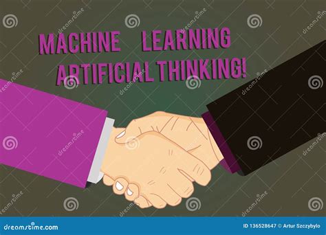Word Writing Text Machine Learning Artificial Thinking Business Concept For Elearning Online